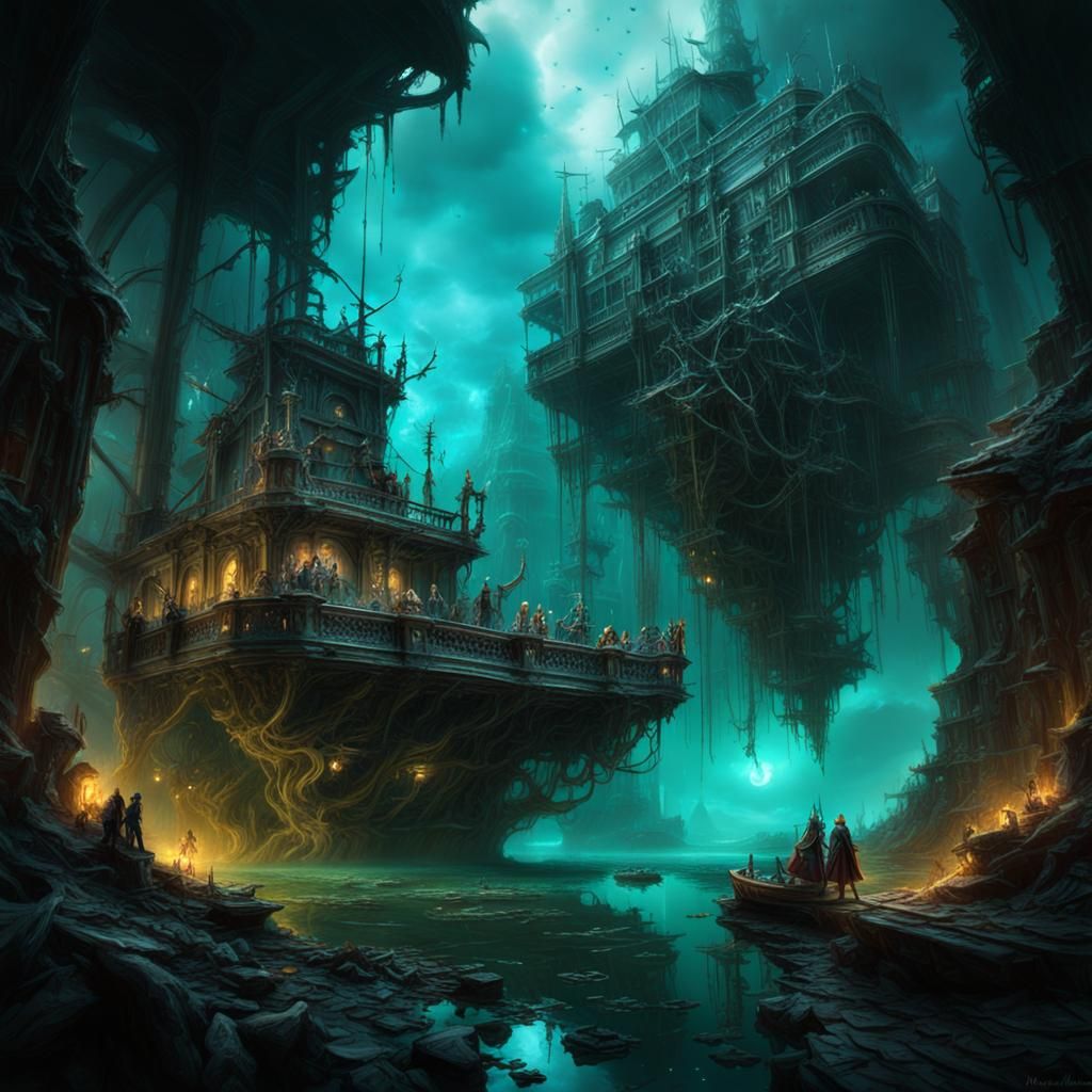 Pirate base - AI Generated Artwork - NightCafe Creator