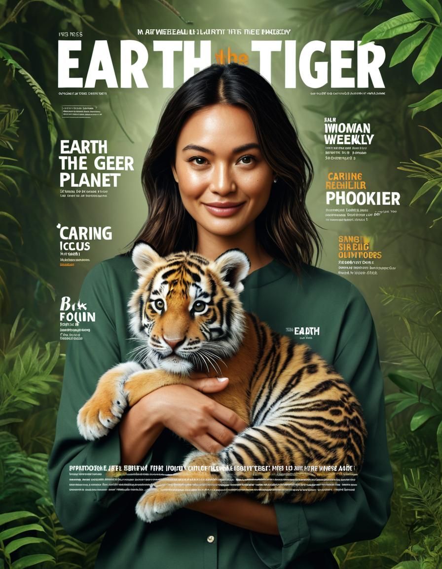 The “Earth Weekly” magazine - AI Generated Artwork - NightCafe Creator