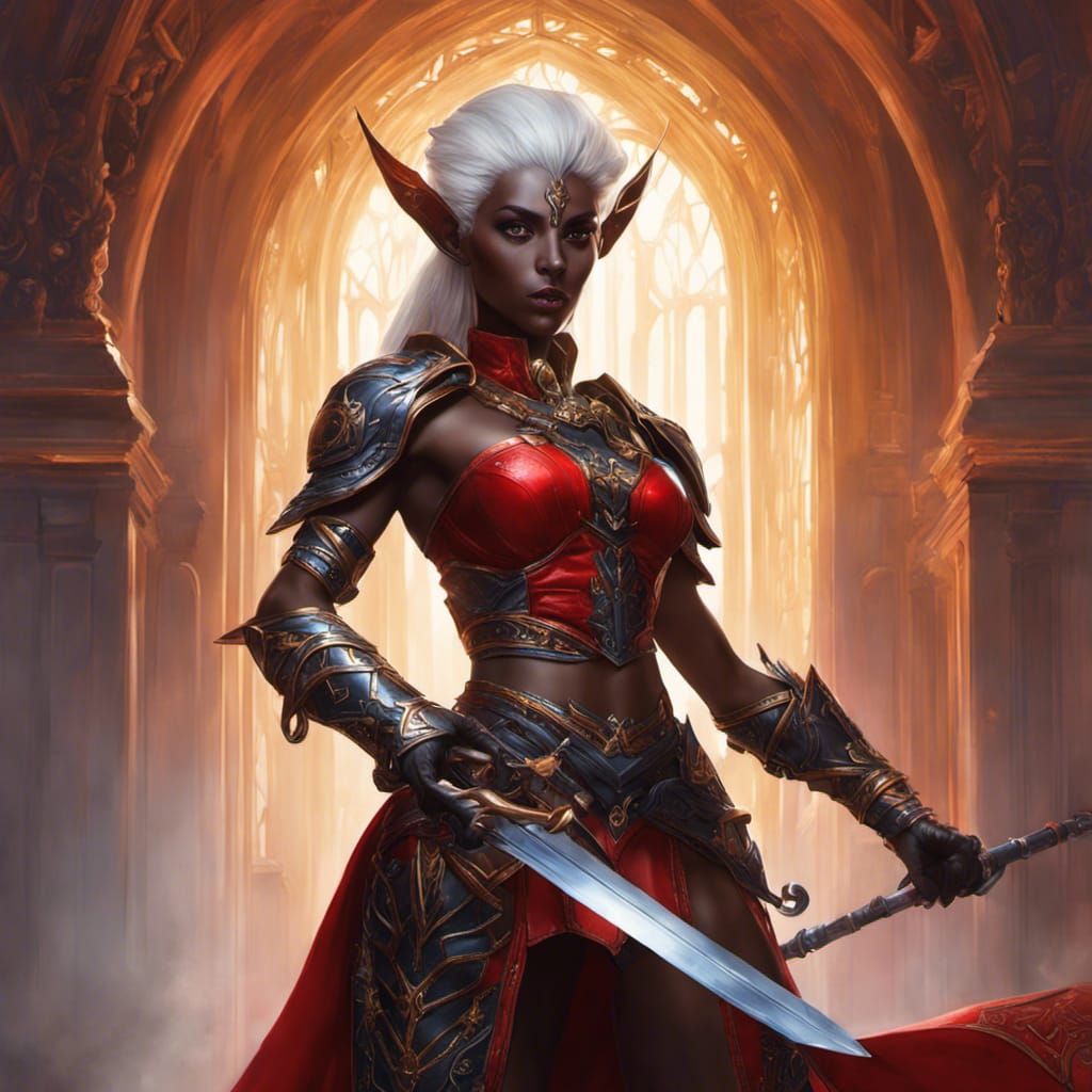 Archetypes: Darkelf Warrior - AI Generated Artwork - NightCafe Creator