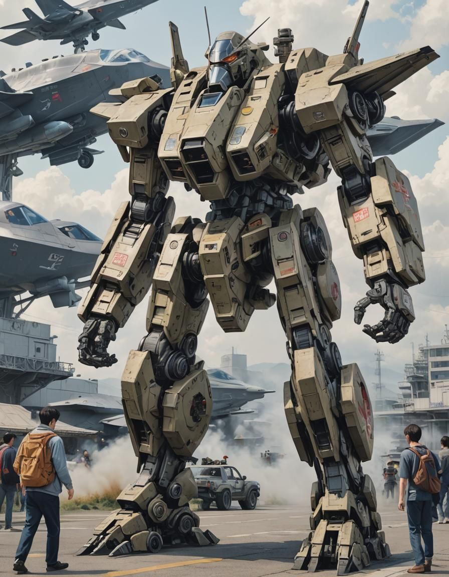 Prototype A: Ultra-Mech F-35 - AI Generated Artwork - NightCafe Creator