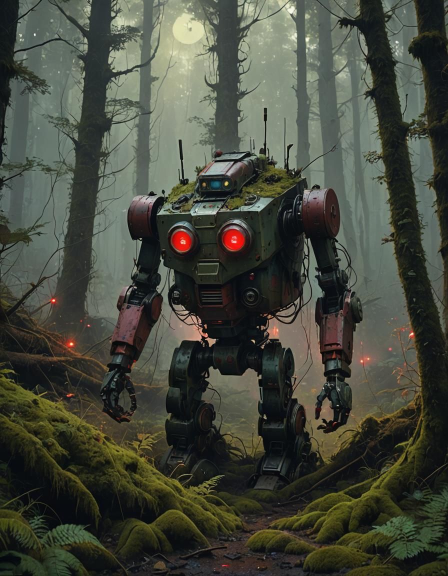 Forest Mech 2 - AI Generated Artwork - NightCafe Creator