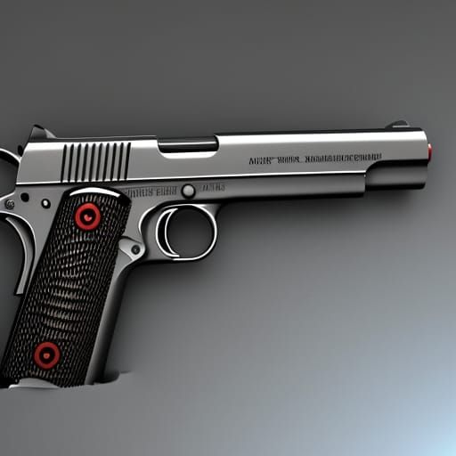 colt 1911 handgun - AI Generated Artwork - NightCafe Creator