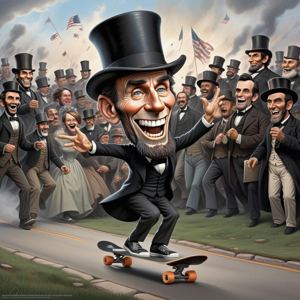 Gettysburg ~ President Abraham Lincoln - AI Generated Artwork ...