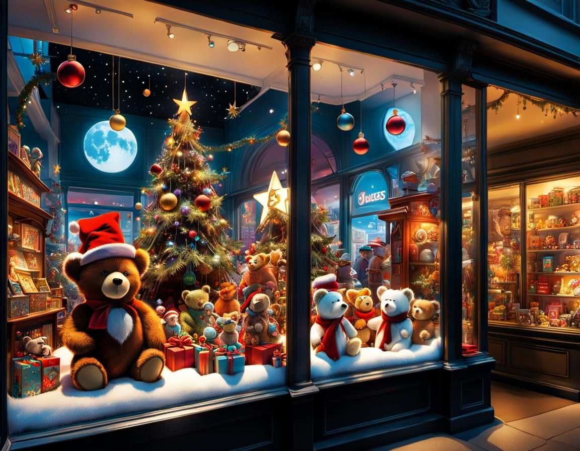 Toy Shop Window Displays - AI Generated Artwork - NightCafe Creator