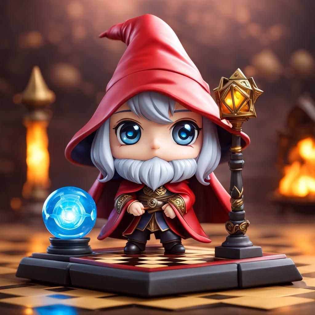 Chibi Wizard - AI Generated Artwork - NightCafe Creator