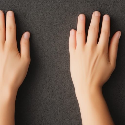 Trying to make realistic human hands round #1 - AI Generated Artwork ...