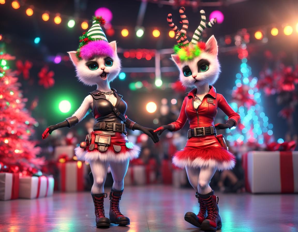 Feline Elves - AI Generated Artwork - NightCafe Creator