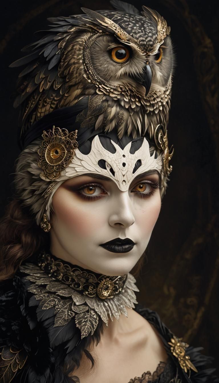 Owl queen - AI Generated Artwork - NightCafe Creator