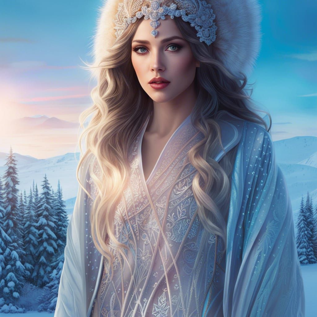 Winter Goddess 46 - AI Generated Artwork - NightCafe Creator