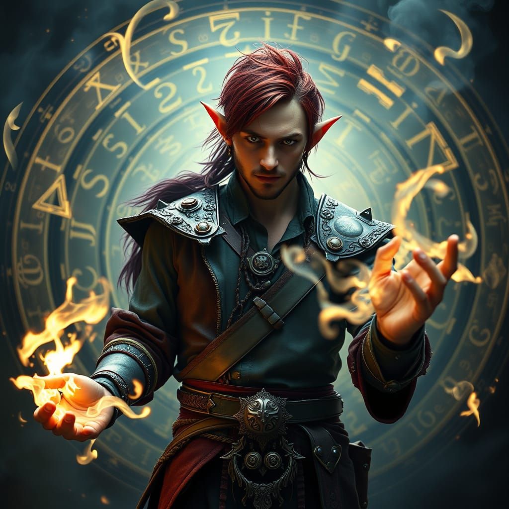 Ethereal Wizard in Cinematic Pirate Regalia - AI Art