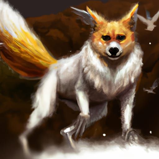 Strange fox - AI Generated Artwork - NightCafe Creator