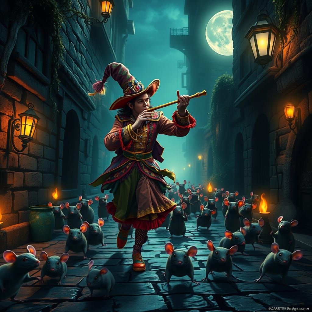 The Rats and The Pied Piper - Mystical Pied Piper Dances wi...
