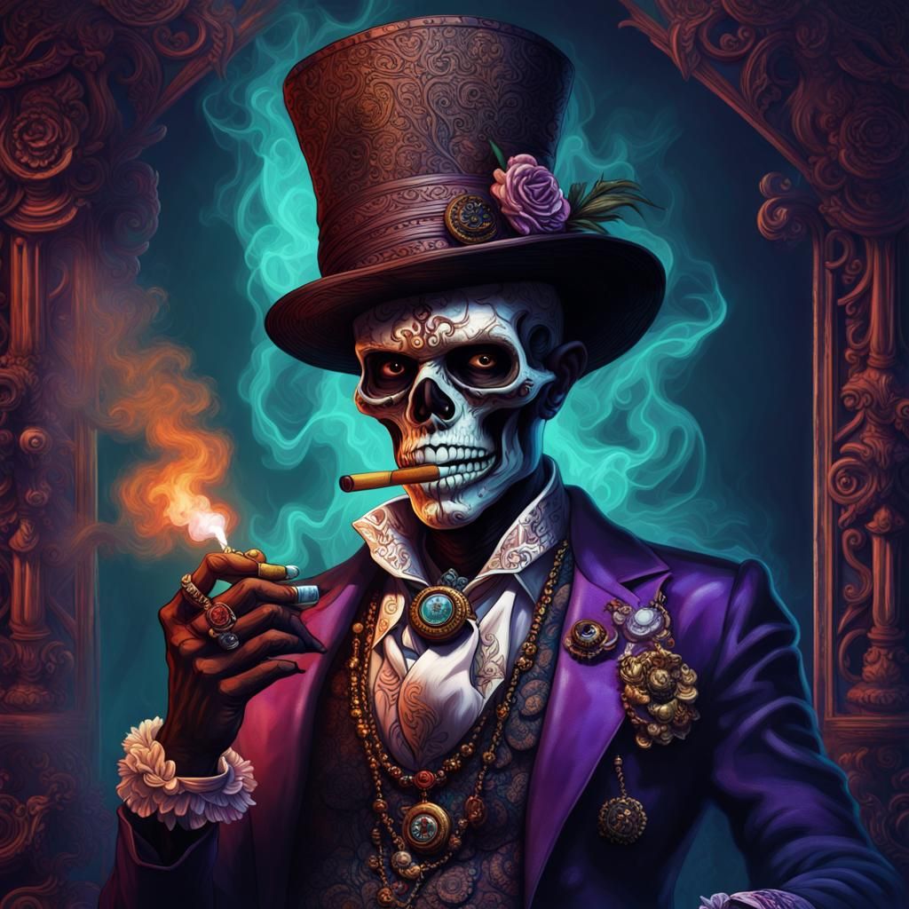 Baron Samedi - AI Generated Artwork - NightCafe Creator