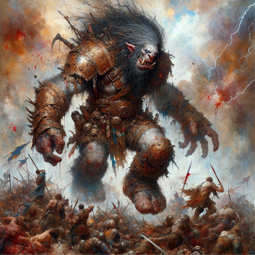 Troll Stompy-Stomp - AI Generated Artwork - NightCafe Creator