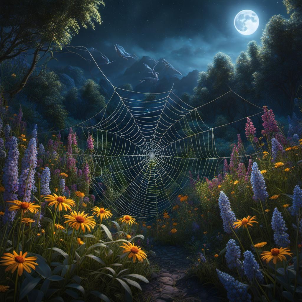 Magical web of dreams - AI Generated Artwork - NightCafe Creator