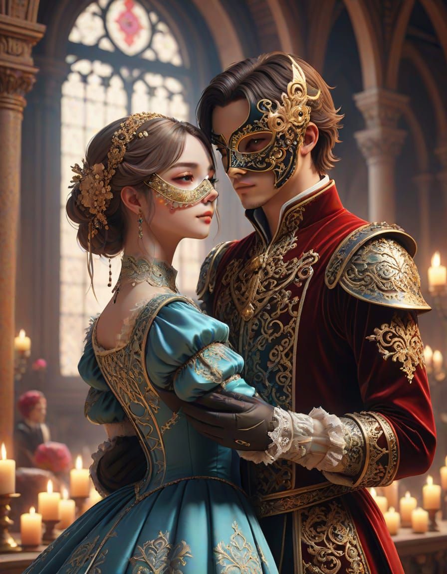 Romeo and Juliet - Ethereal Masquerade Ball in Renaissance S...