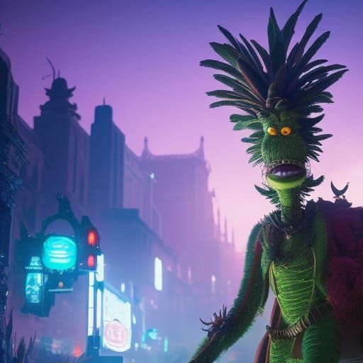 Cactus man - AI Generated Artwork - NightCafe Creator