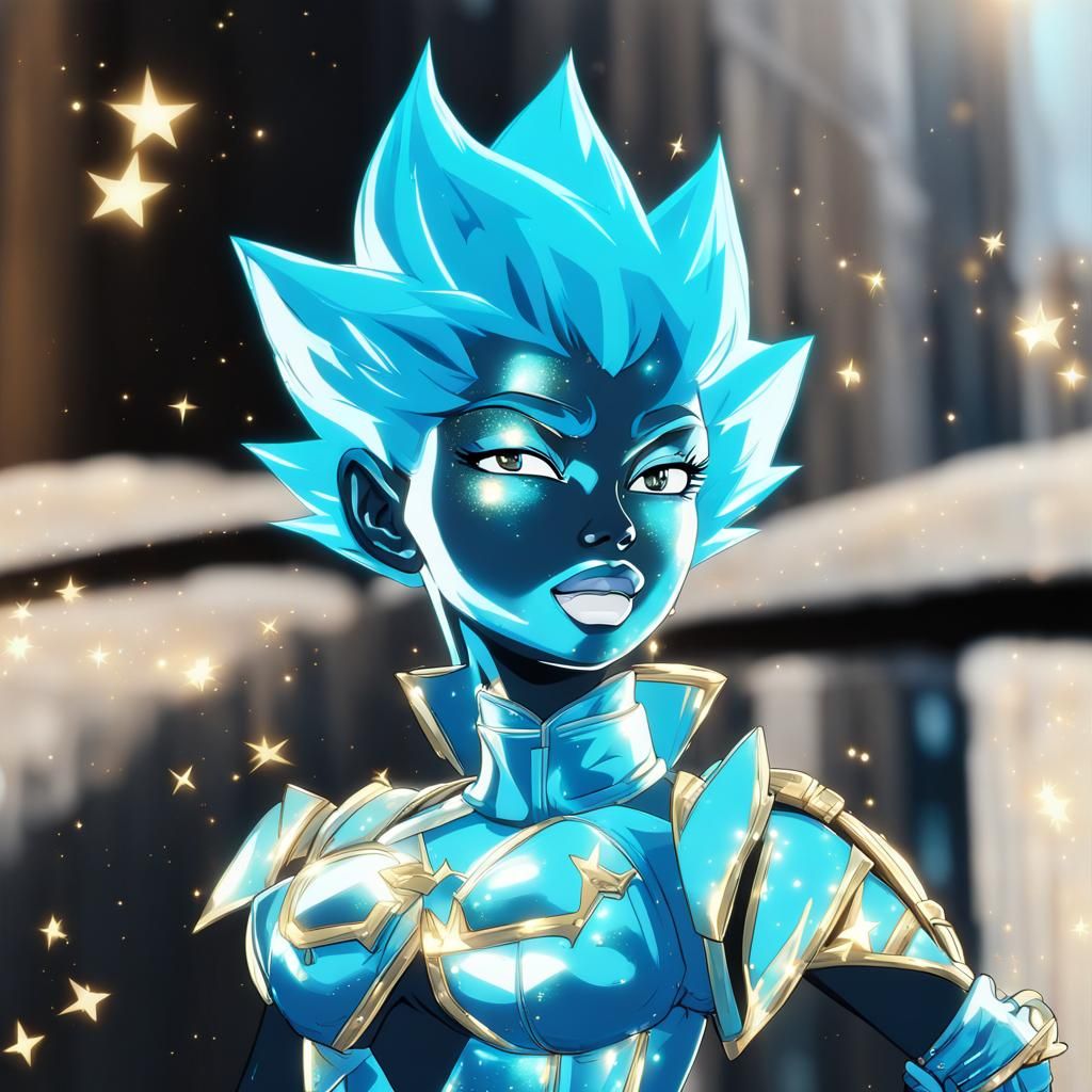 Super Saiyan Blue Perfection - AI Generated Artwork - NightCafe Creator