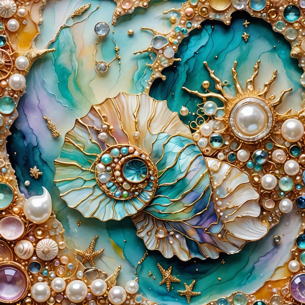 Abstract Shell - AI Generated Artwork - NightCafe Creator