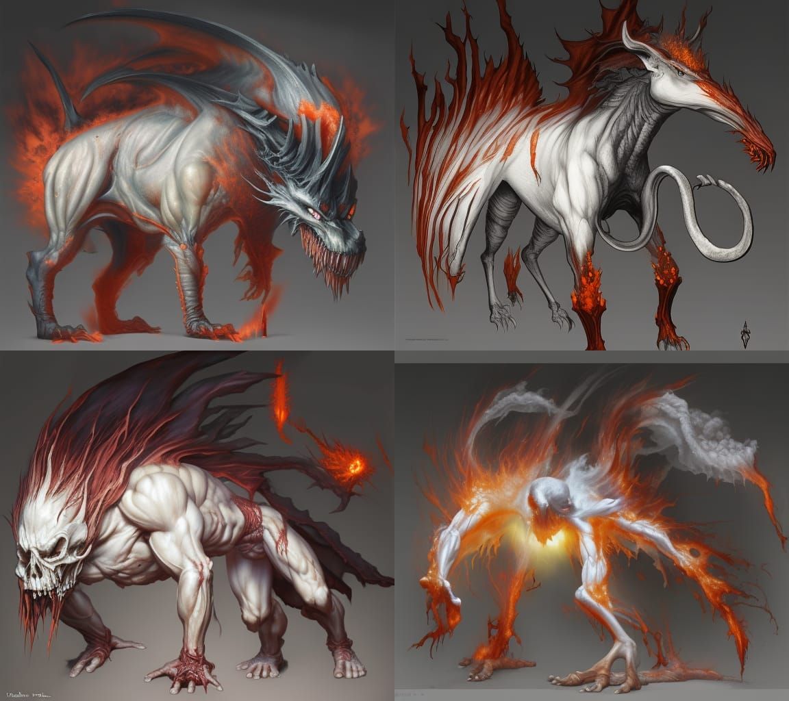 Demon Mounts - AI Generated Artwork - NightCafe Creator