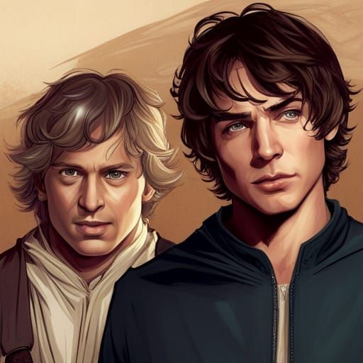 Frodo and Sam - AI Generated Artwork - NightCafe Creator
