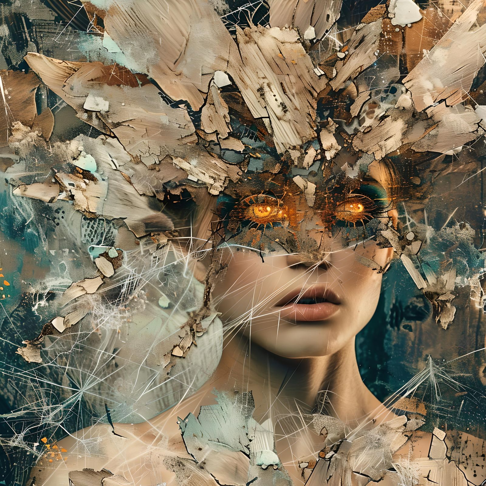 Eccentric fragments; the art of embracing disarray - AI Generated ...