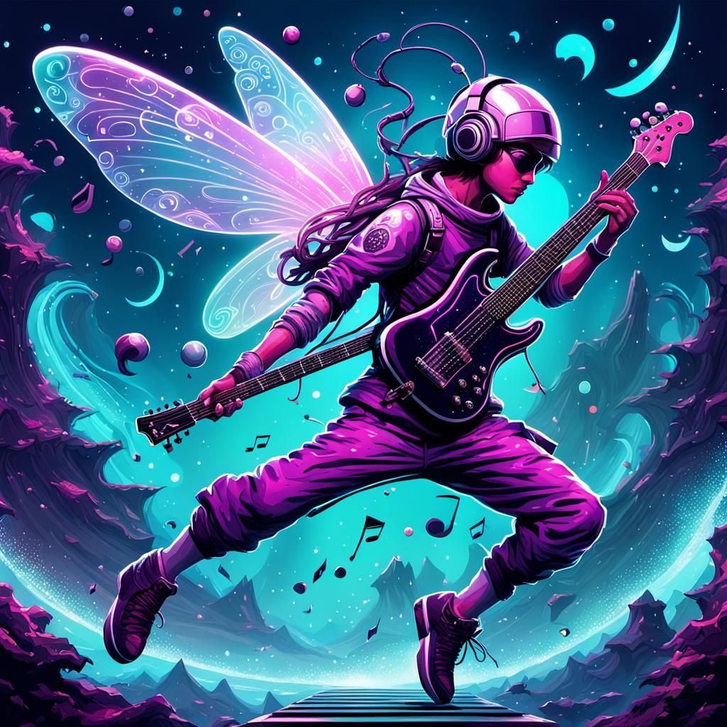 The music fairy. - AI Generated Artwork - NightCafe Creator