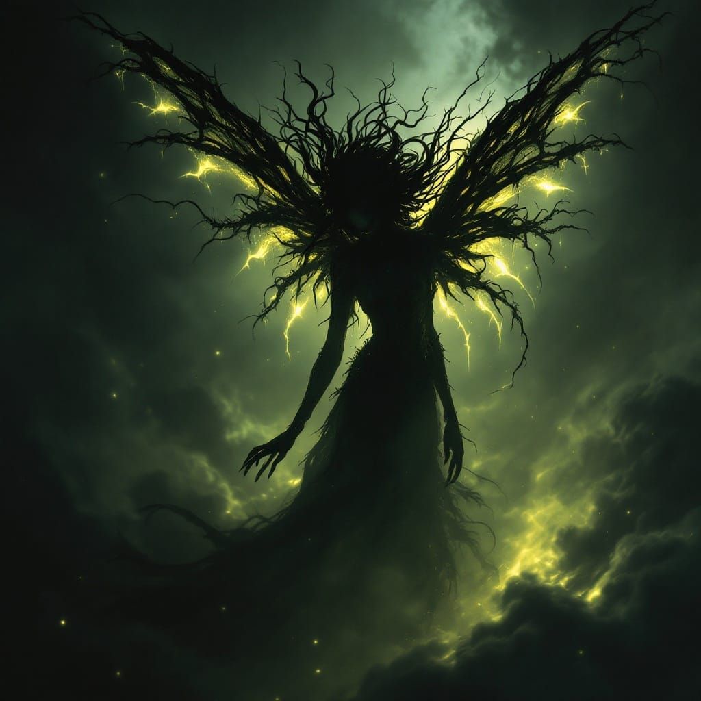 Tinkerbell's villain era - Dark Fairy Emerges from Shadows i...