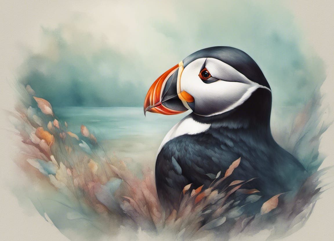 Puffin - AI Generated Artwork - NightCafe Creator