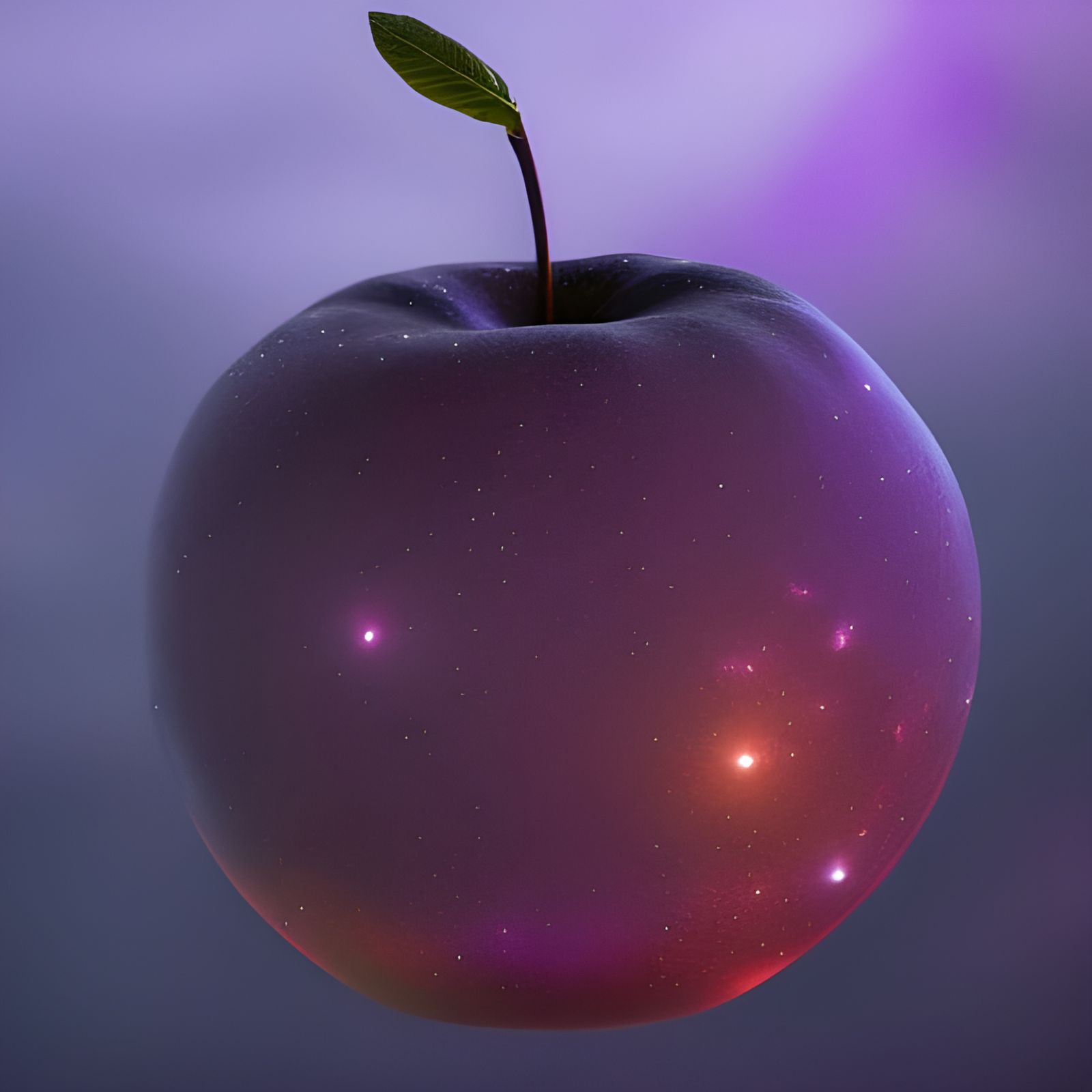 Galaxy Apple - AI Generated Artwork - NightCafe Creator