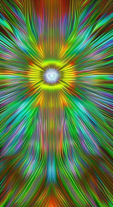 A Complex rainbows Shadow, of a prismatic vortex, imposition inversion ...