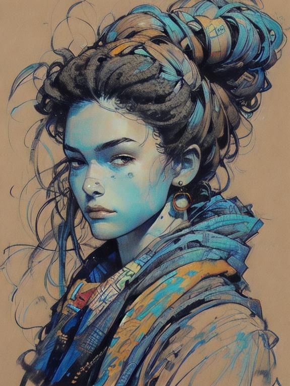 Gypsy Woman - AI Generated Artwork - NightCafe Creator