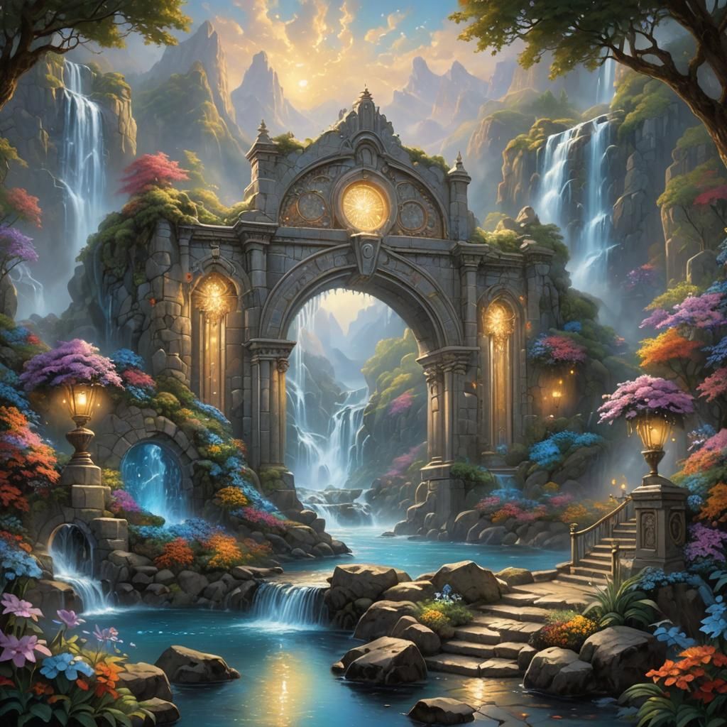 Fantasy Realm 4 - AI Generated Artwork - NightCafe Creator