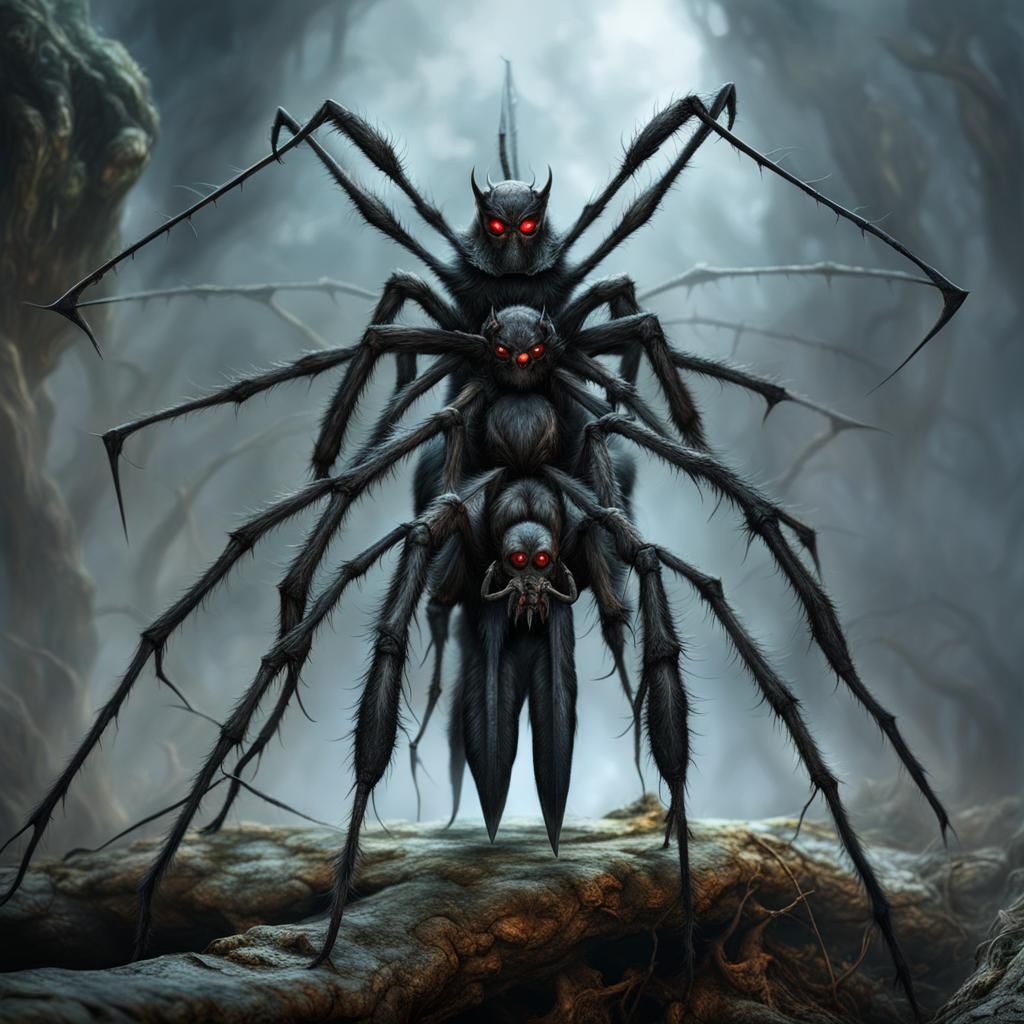 Spider Demon - AI Generated Artwork - NightCafe Creator