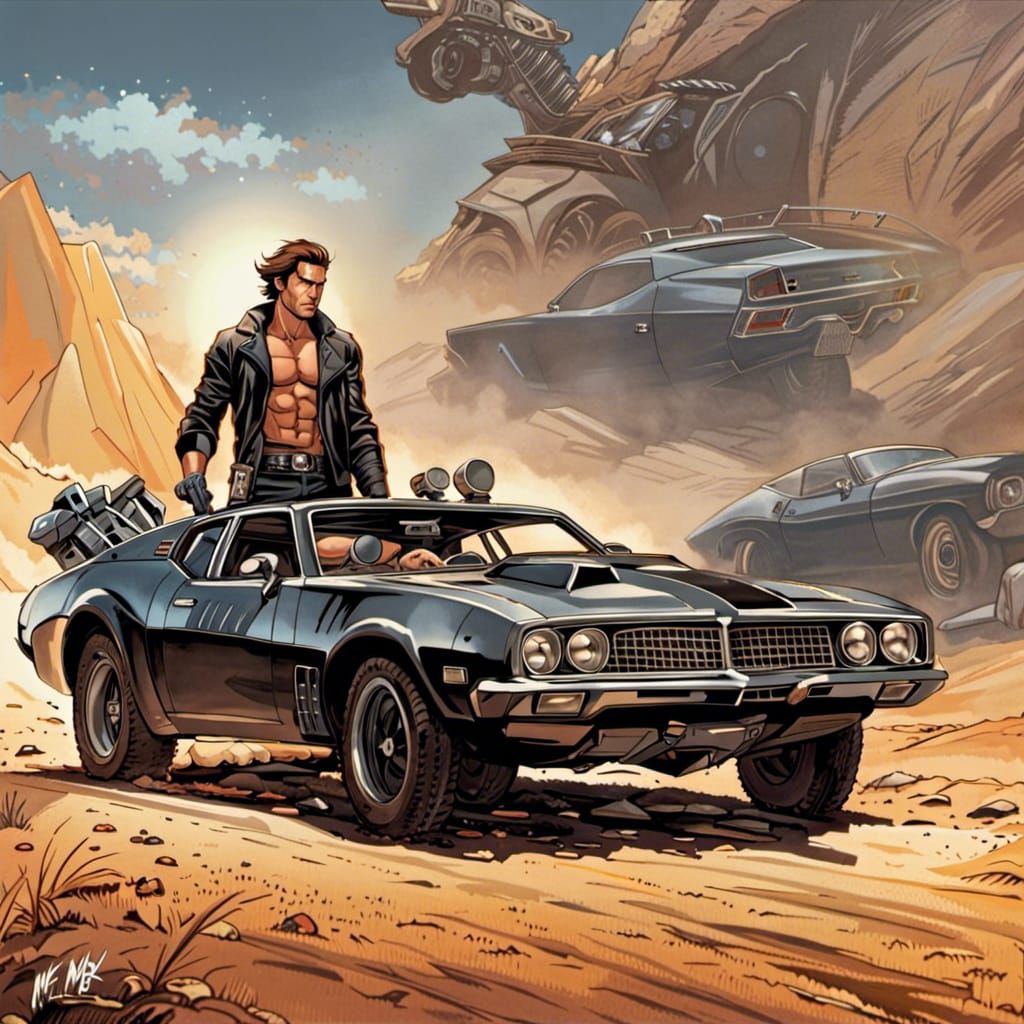 Mad Max / Concept art 2.0 🎦🎞️ - AI Generated Artwork - NightCafe Creator