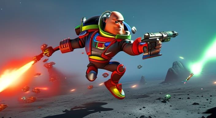 Buzz, your helmet! - AI Generated Artwork - NightCafe Creator