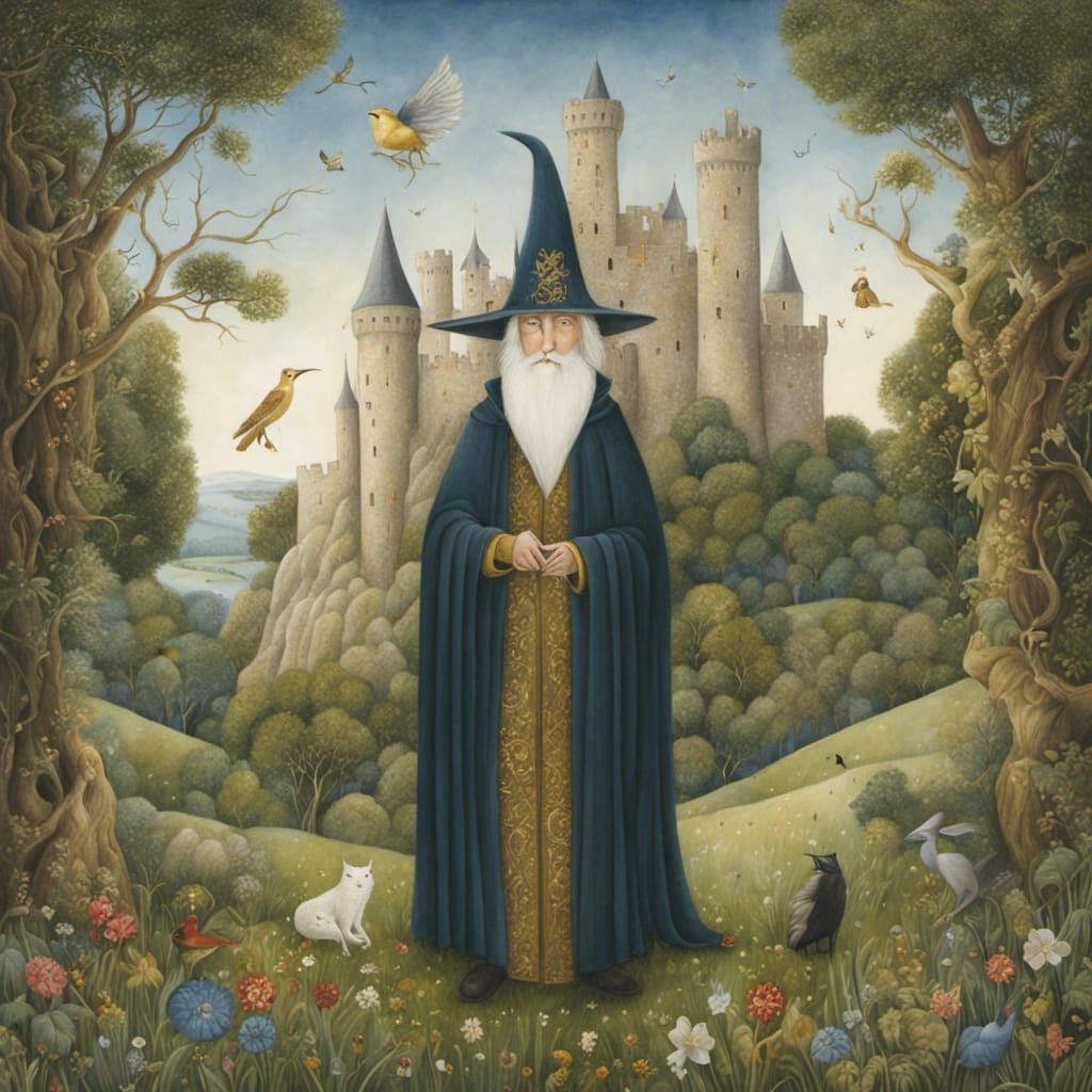 Medieval wizard - AI Generated Artwork - NightCafe Creator