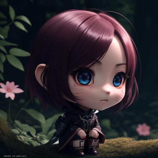 cute chibi skinwalker - AI Generated Artwork - NightCafe Creator