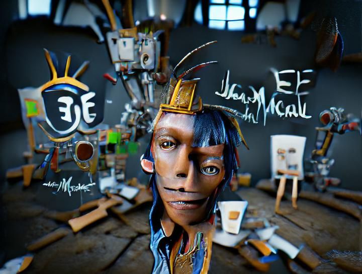 A portrait of a machine elf - AI Generated Artwork - NightCafe Creator