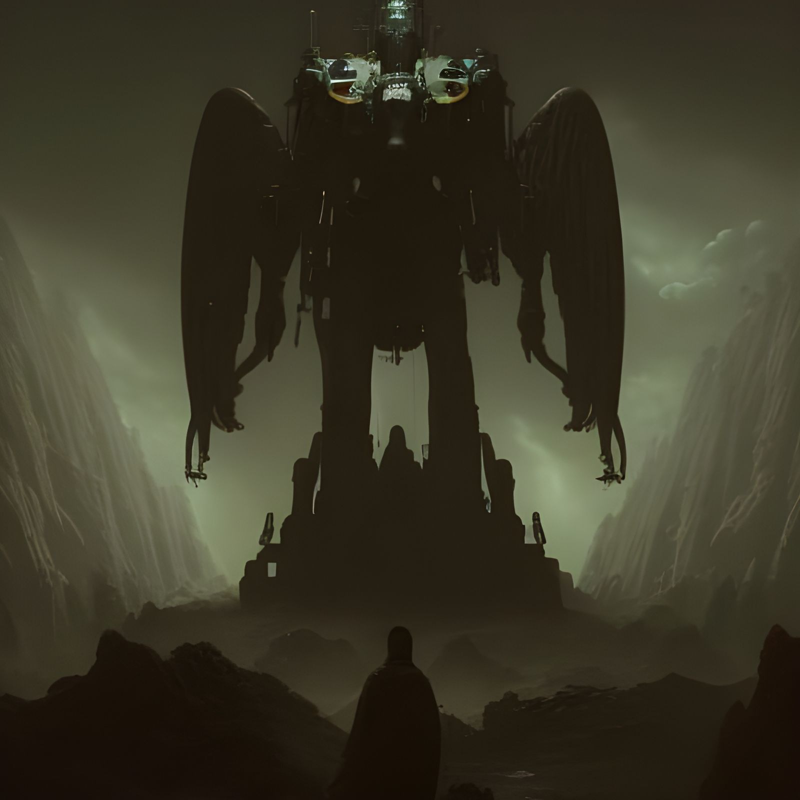 Machine Godd - AI Generated Artwork - NightCafe Creator