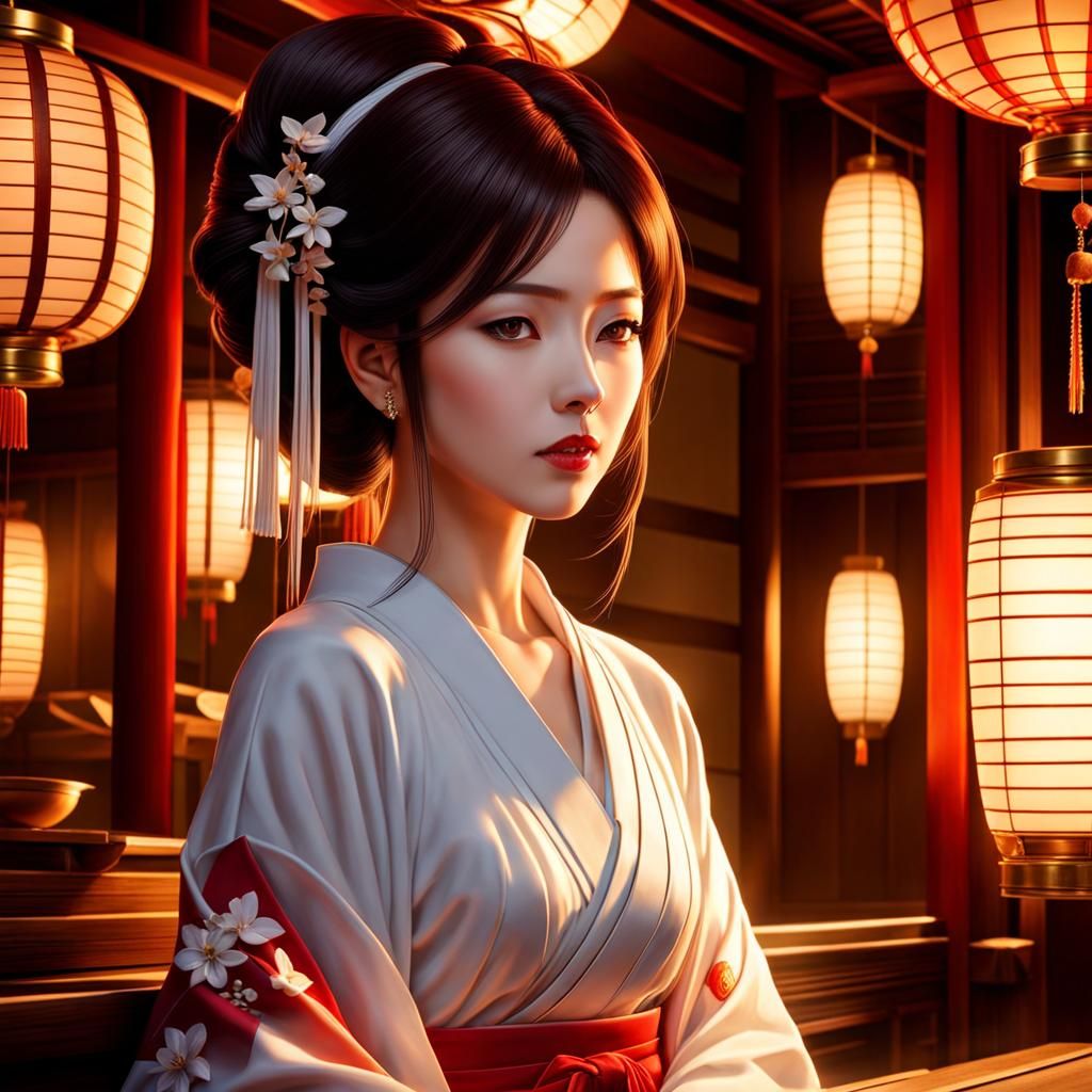 Sakura Traditions - AI Generated Artwork - NightCafe Creator