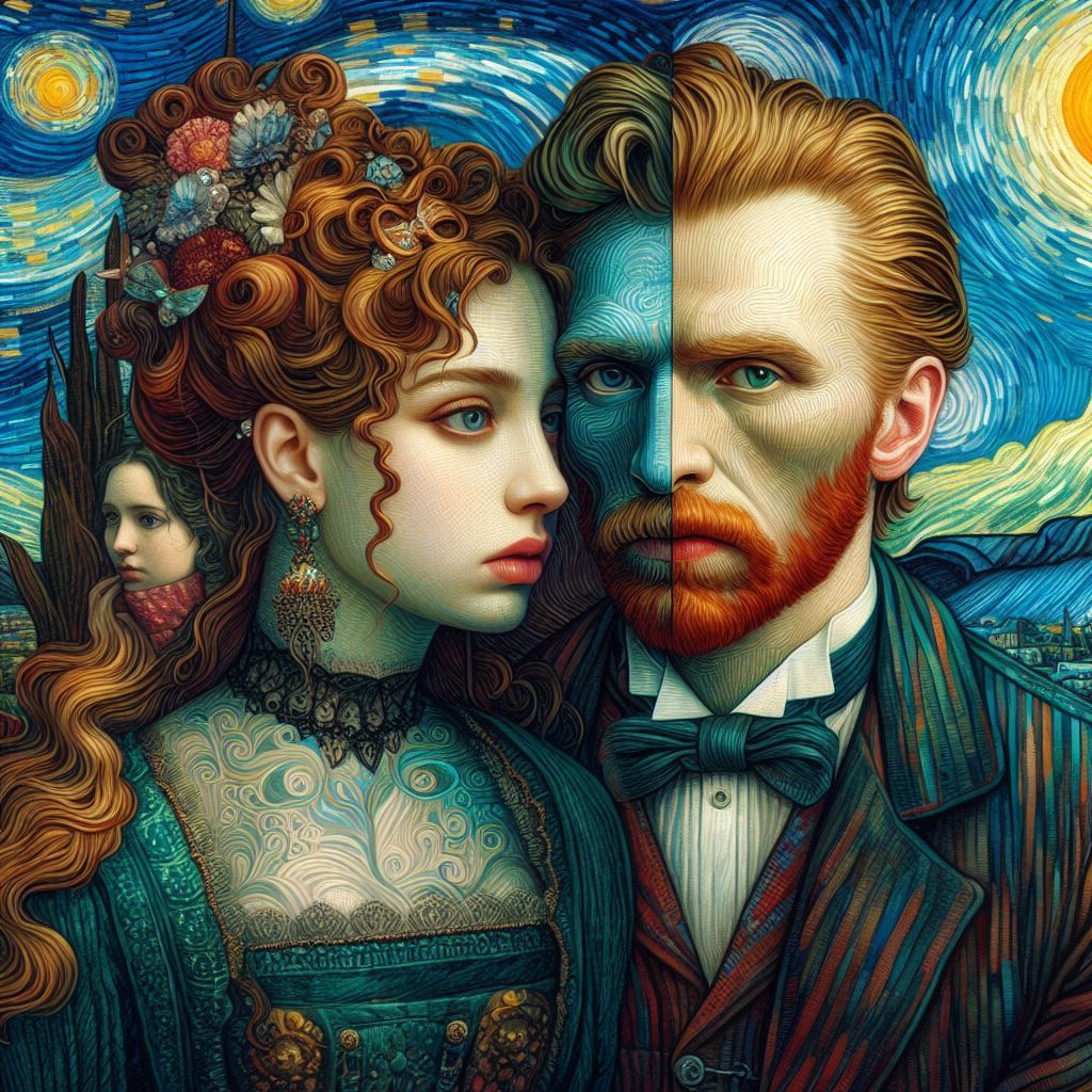 Van Gogh and his lover - AI Generated Artwork - NightCafe Creator