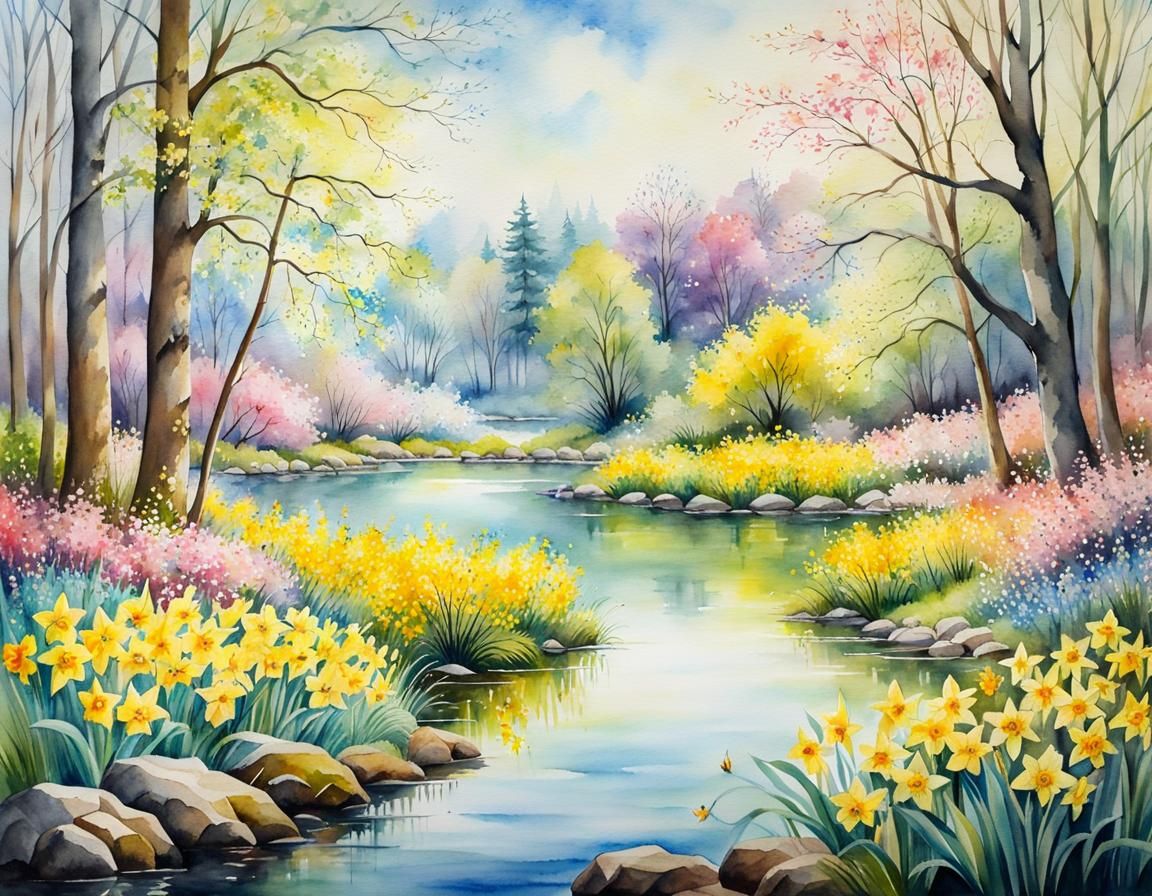 Spring - AI Generated Artwork - NightCafe Creator