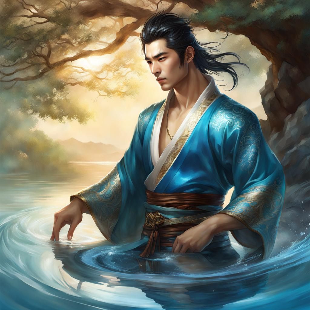 Water mage (3) - AI Generated Artwork - NightCafe Creator