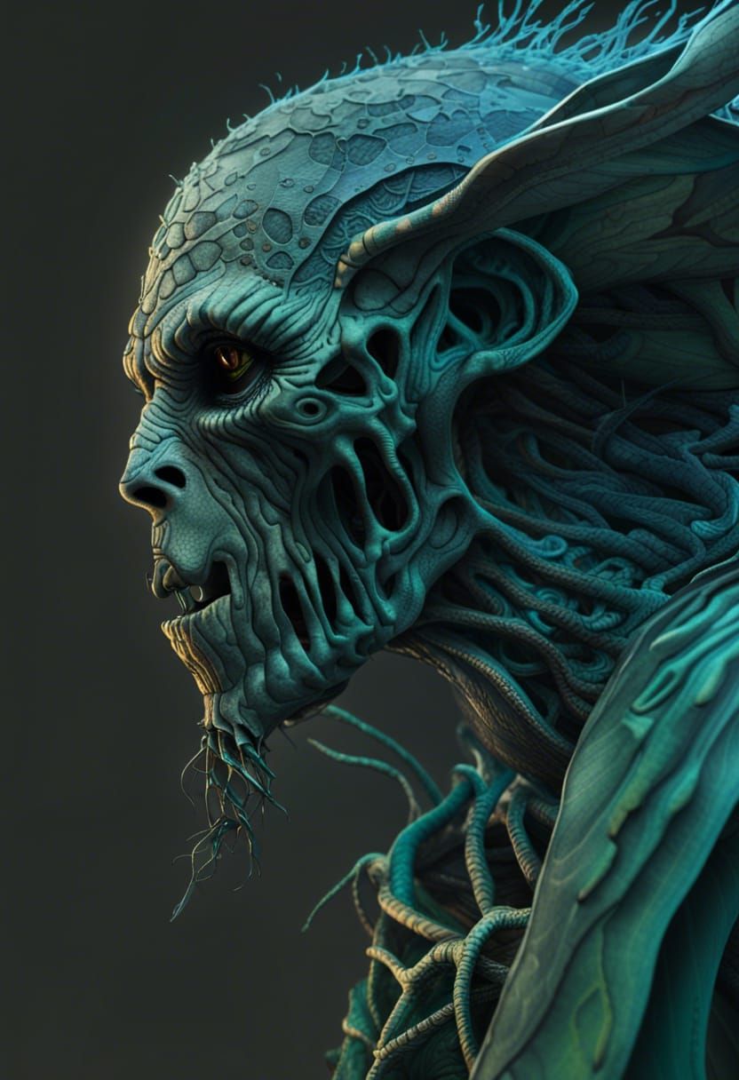 alien zombie - AI Generated Artwork - NightCafe Creator