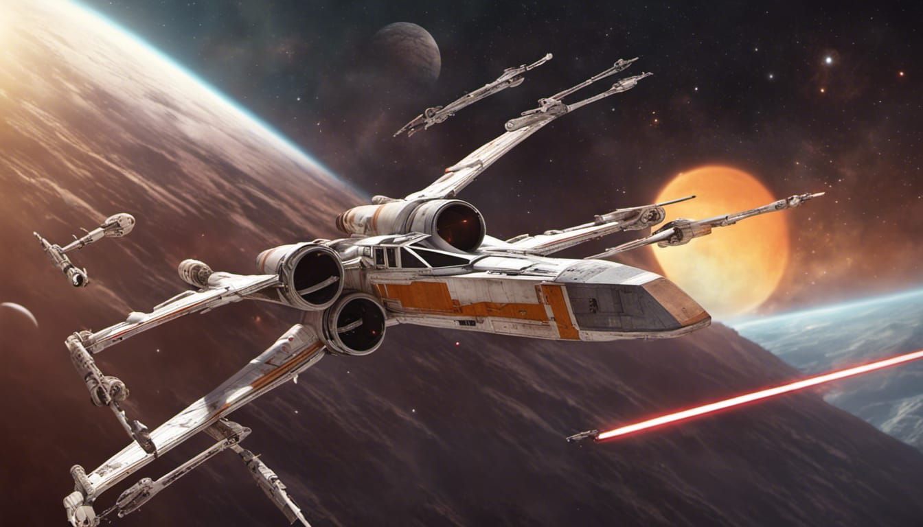 X-wing Starfighter - AI Generated Artwork - NightCafe Creator