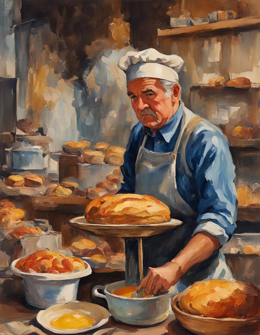 Old Baker - AI Generated Artwork - NightCafe Creator