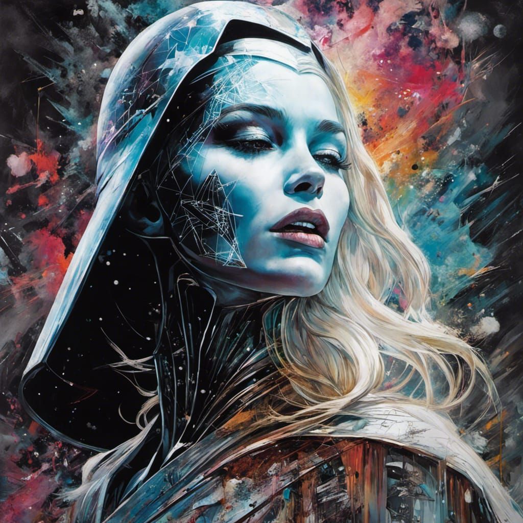 Elsa turning into Darth Vader - AI Generated Artwork - NightCafe Creator