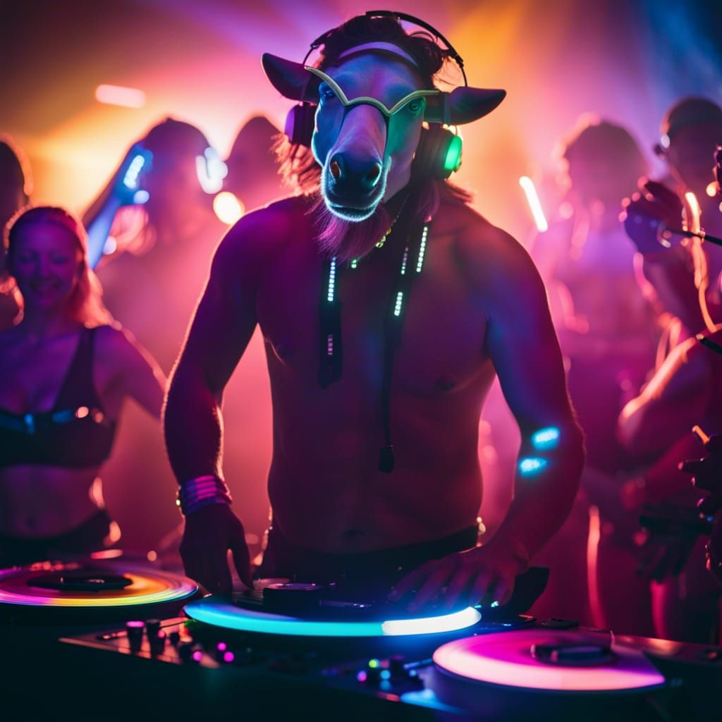 DJ Horse - AI Generated Artwork - NightCafe Creator