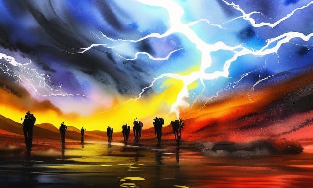 The Day The Earth Exploded #23 - AI Generated Artwork - NightCafe Creator